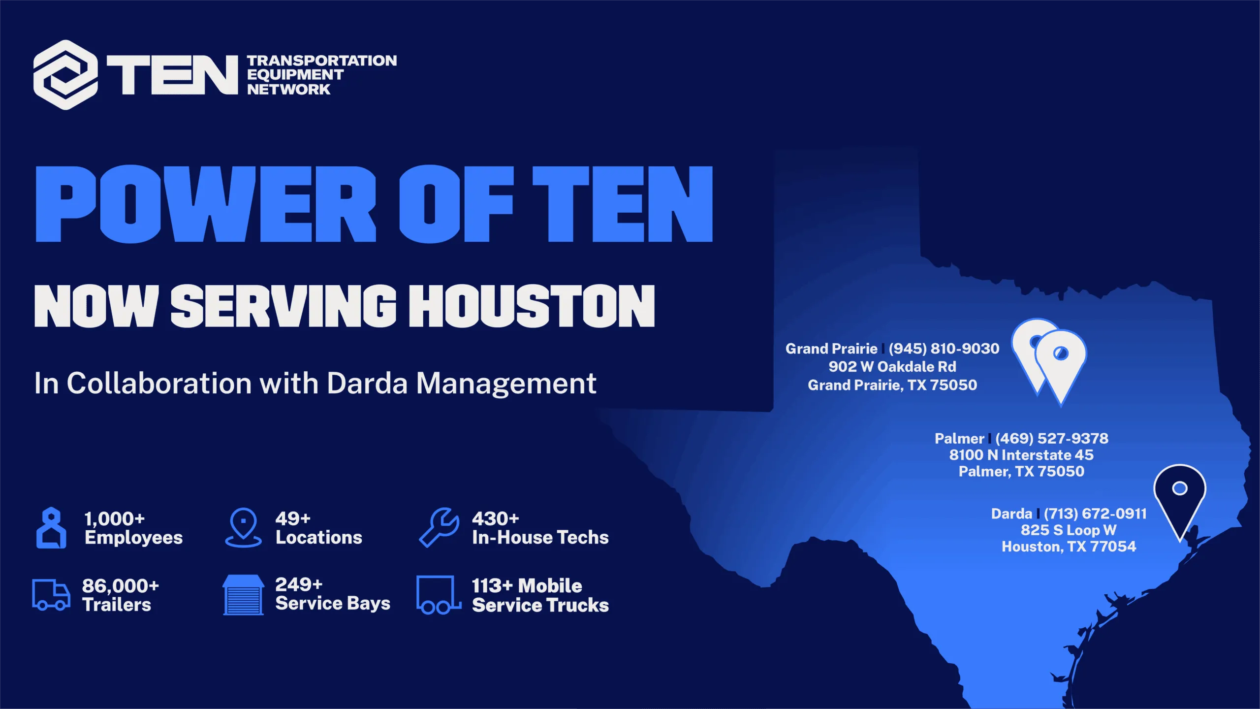 TEN (Transportation Equipment Network) Launches in the Houston Market ...